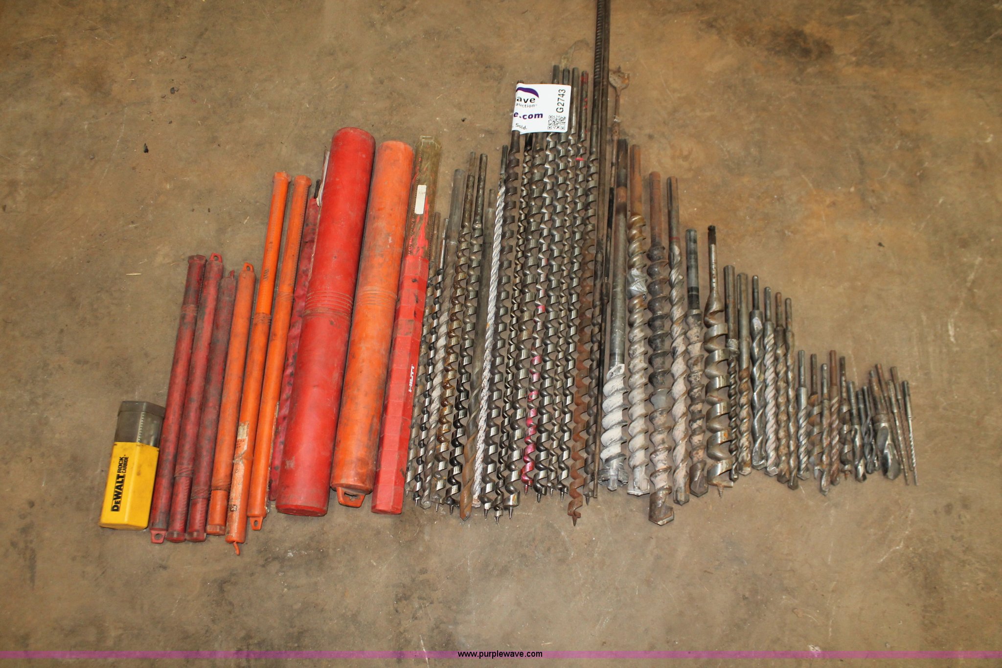 Approximately 55 concrete auger bits in Neillsville, WI | Item G2743 ...