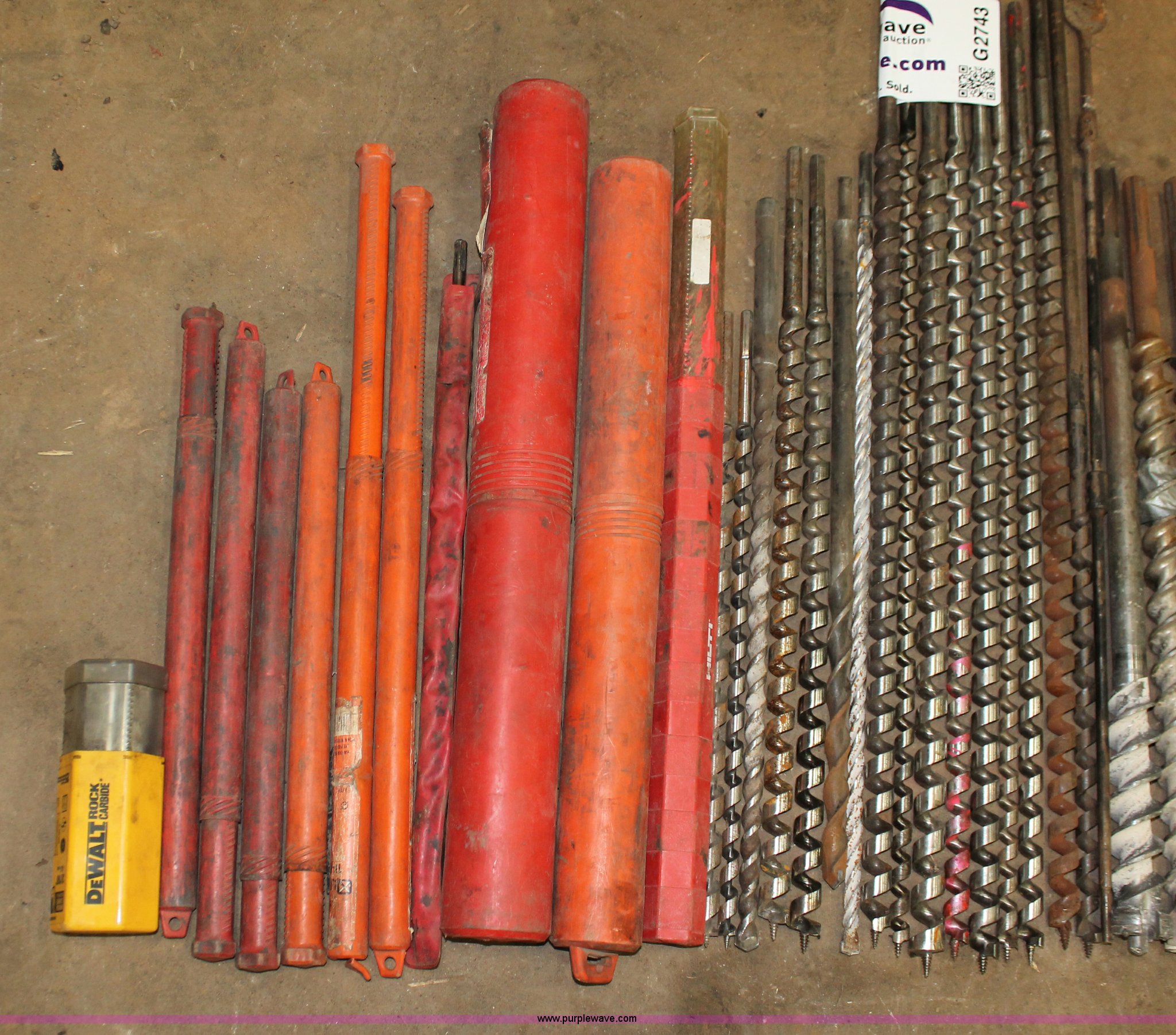 Approximately 55 concrete auger bits in Neillsville, WI | Item G2743 ...
