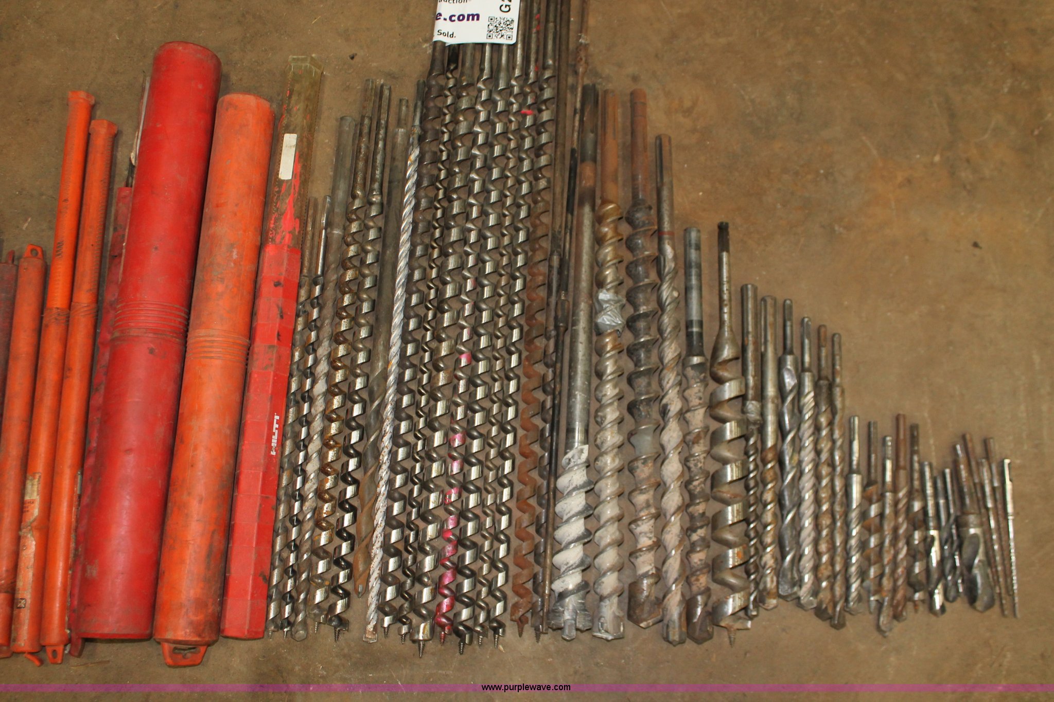 Approximately 55 concrete auger bits in Neillsville, WI | Item G2743 ...