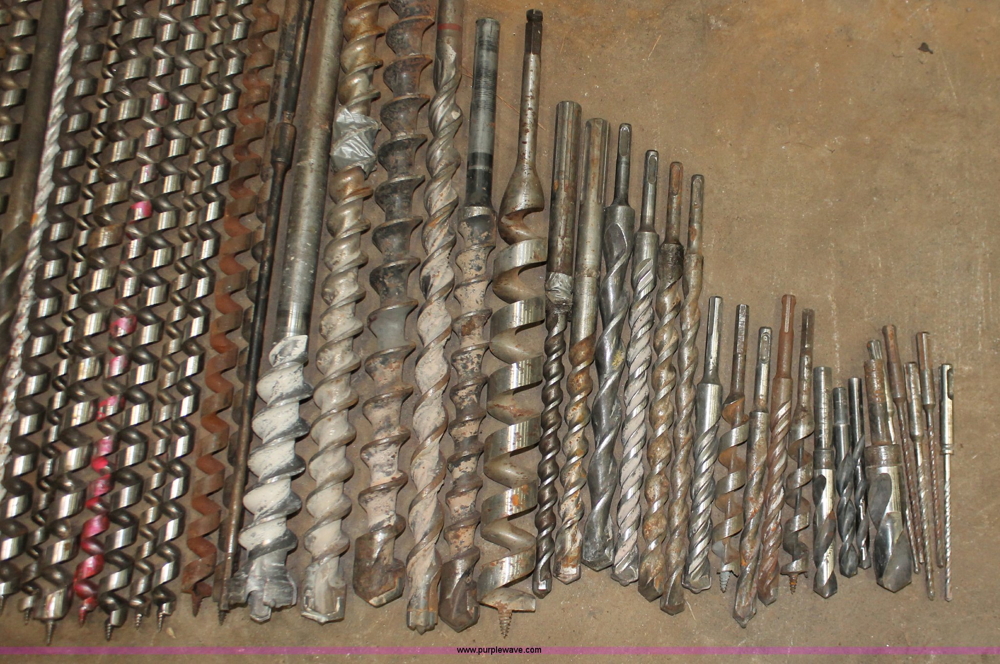 Approximately 55 concrete auger bits in Neillsville, WI | Item G2743 ...