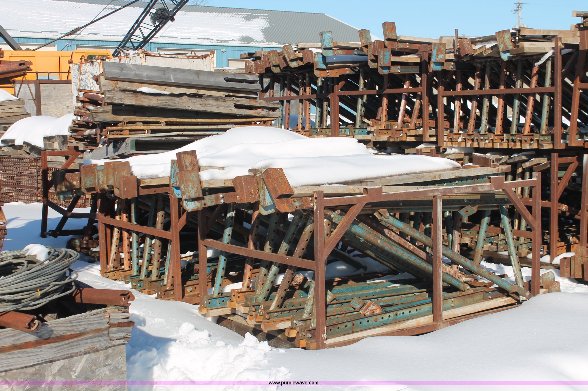 C49 beam bridge overhang brackets in Neillsville, WI | Item G2810 sold ...