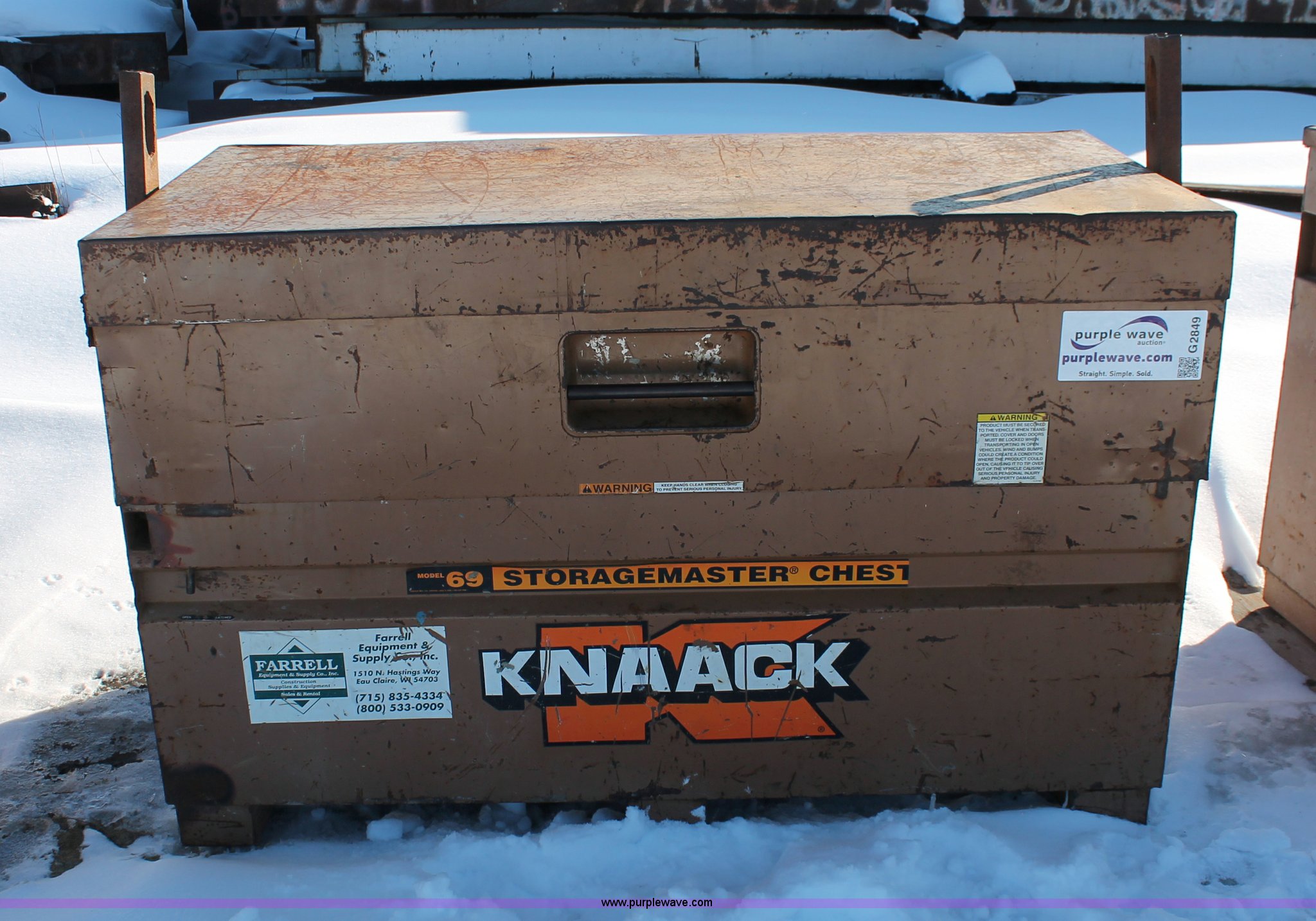 Knaack 69 Storagemaster chest in Neillsville, WI | Item G2849 sold ...