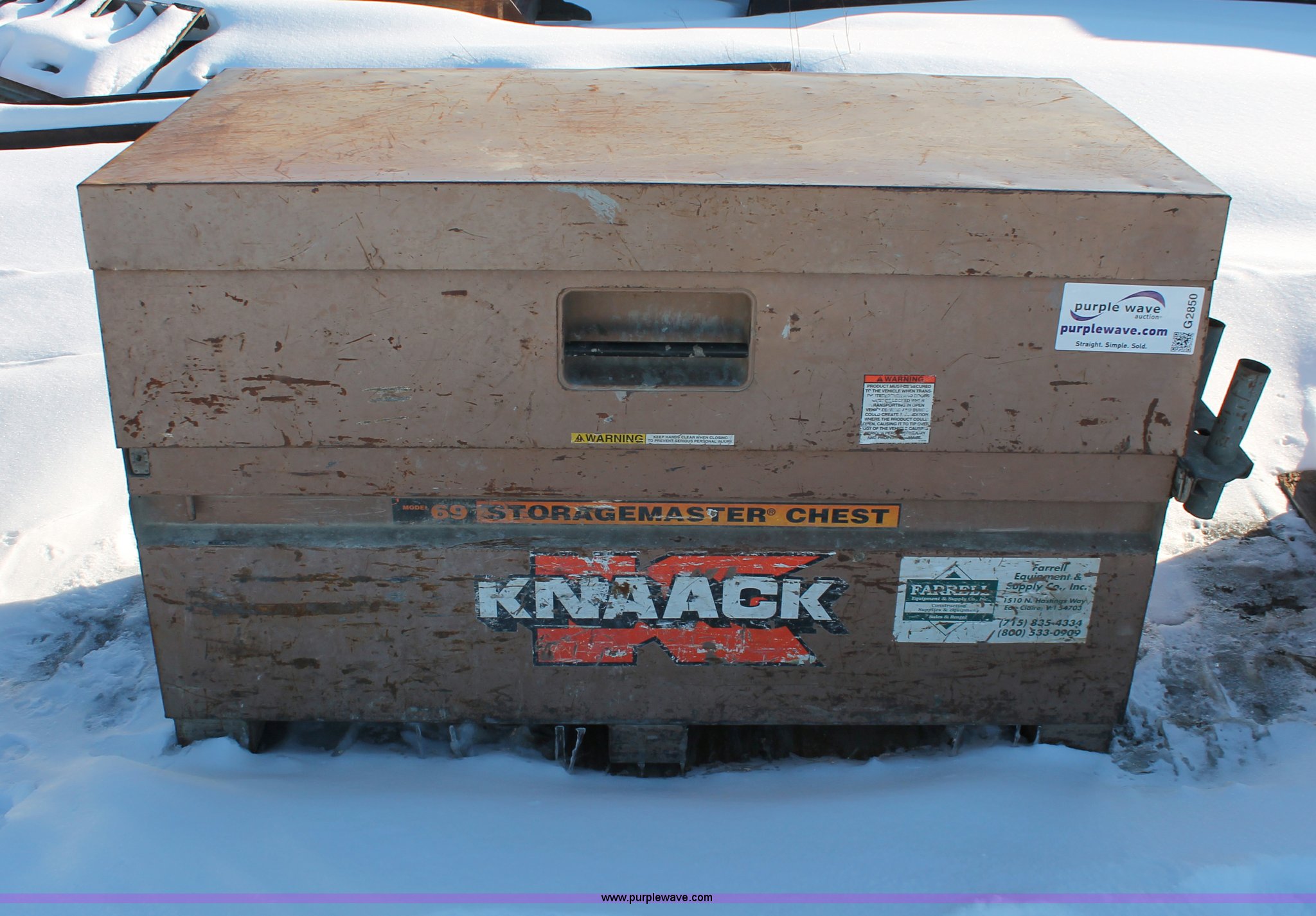 Knaack 69 Storagemaster chest in Neillsville, WI | Item G2850 sold ...