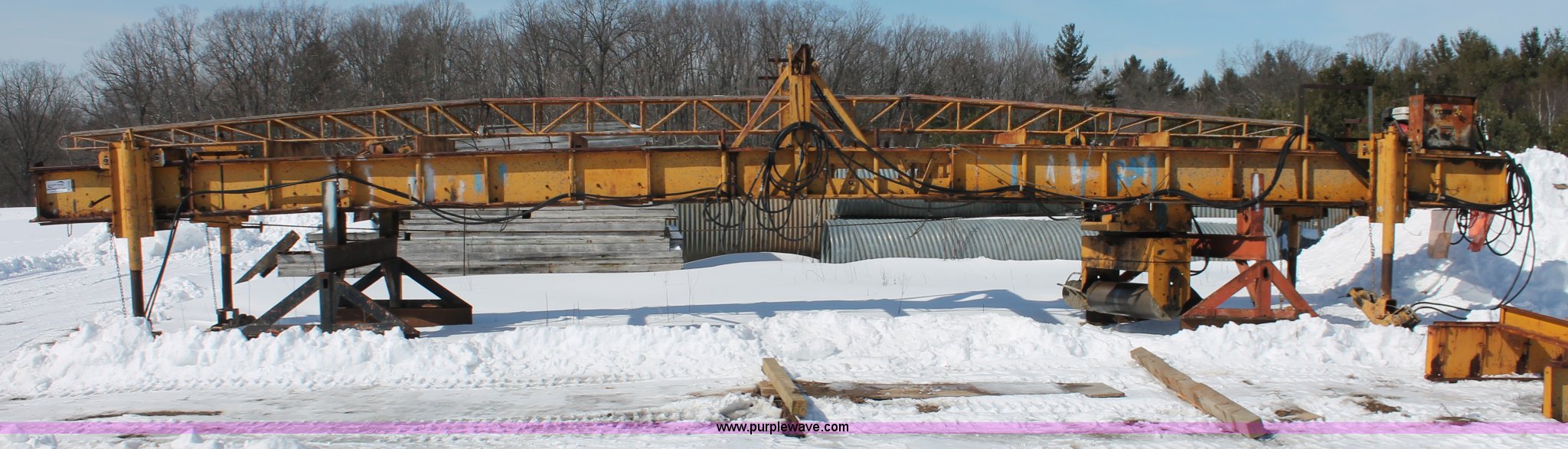 1980 Gomaco C450 bridge deck finishing machine in Neillsville, WI ...