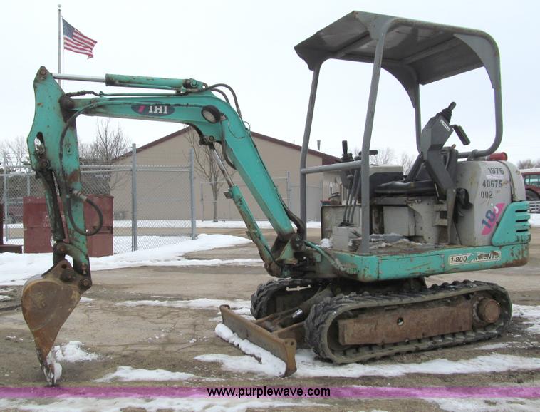 1998 IHI 18J mini excavator in Rochester , MN | Item I9818 sold | Purple Wave