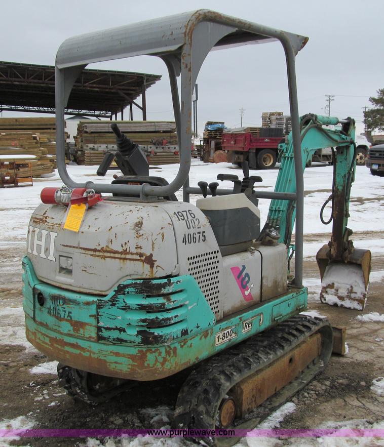 1998 IHI 18J mini excavator in Rochester , MN | Item I9818 sold | Purple Wave