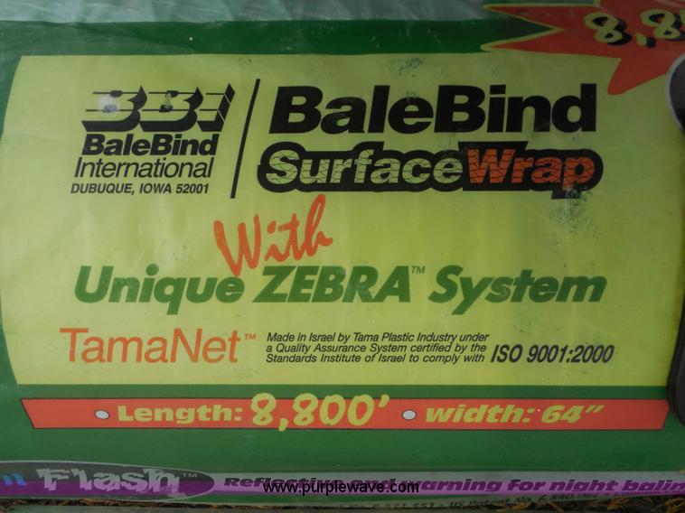 (8) John Deere bale bind net wrap rolls in Lyons, KS | Item AG9863 sold ...