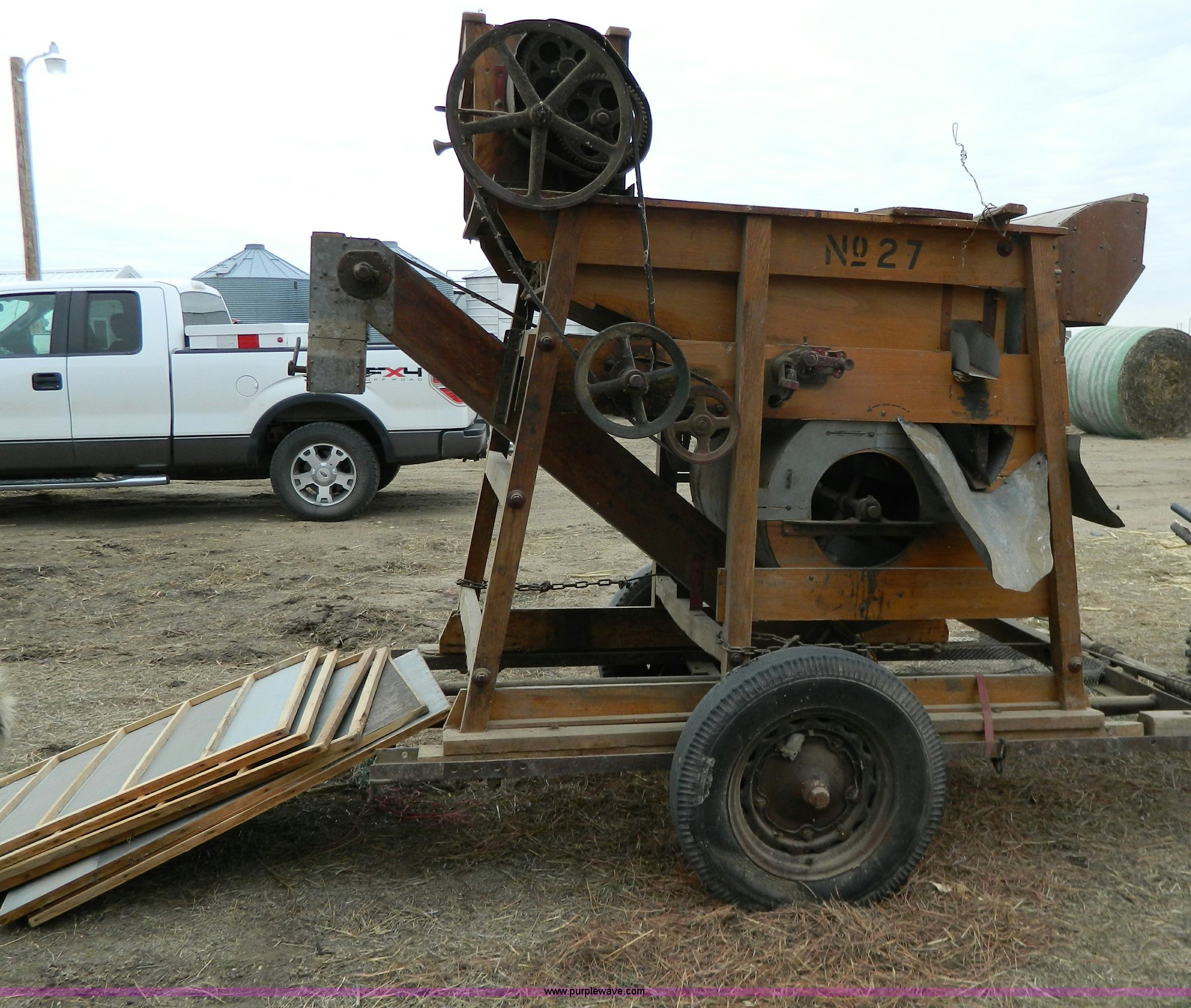 Clipper No. 27 seed cleaner in Hays, KS | Item W9055 sold | Purple Wave