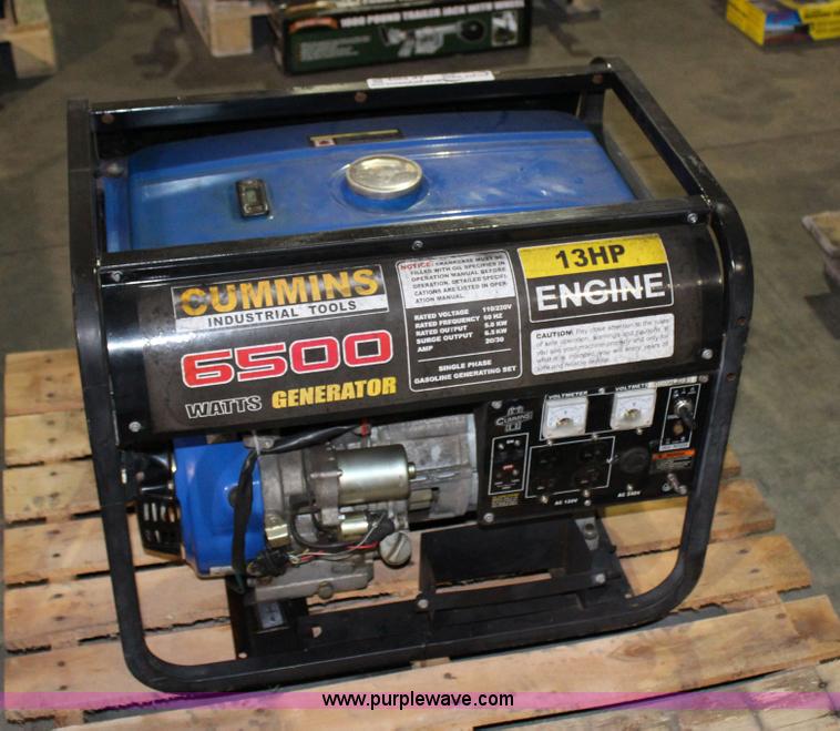 Cummins 6,500 watt generator in Spring Hill, KS | Item AK9303 sold ...