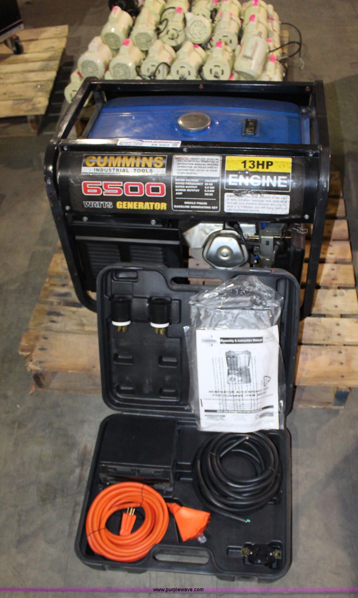 Cummins 6,500 watt generator in Spring Hill, KS | Item AK9303 sold ...