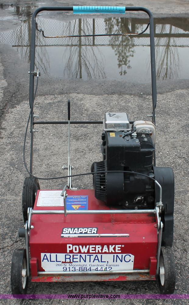 Snapper Pro Series power rake in Paola, KS | Item AH9175 sold | Purple Wave