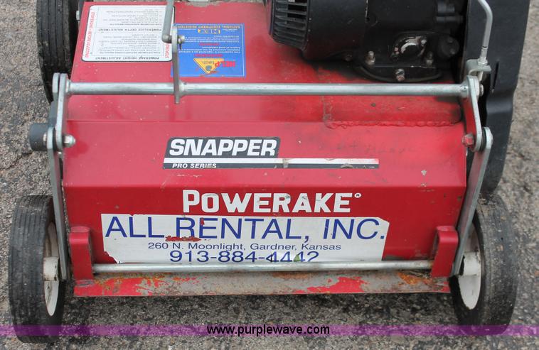 Snapper Pro Series power rake in Paola, KS | Item AH9175 sold | Purple Wave