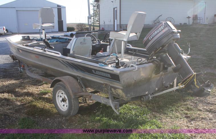 1988 Lowe 160 boat with motor in Sabetha, KS | Item F2733 sold | Purple ...