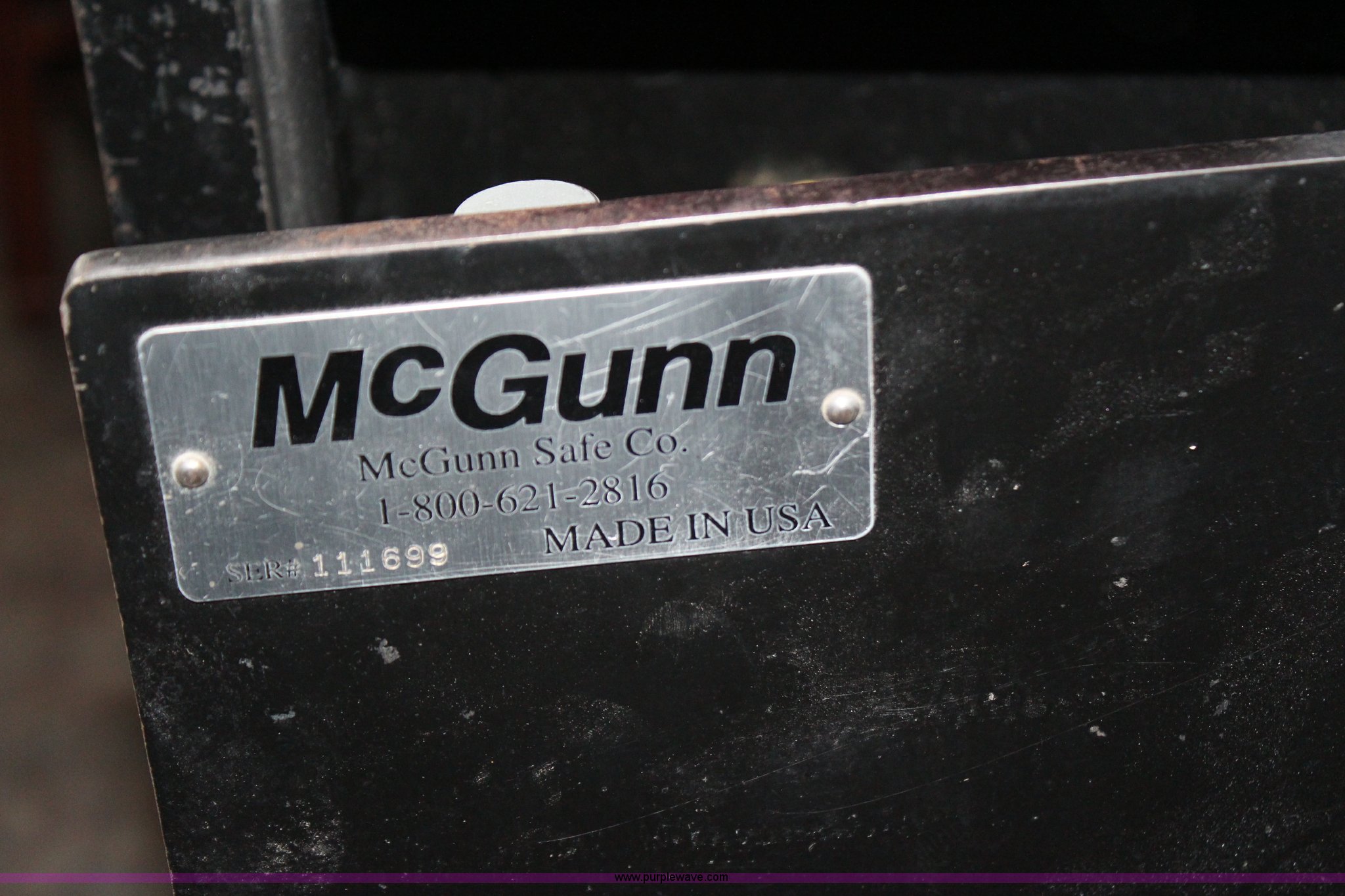 McGunn safe in Colony, KS | Item AJ9546 sold | Purple Wave