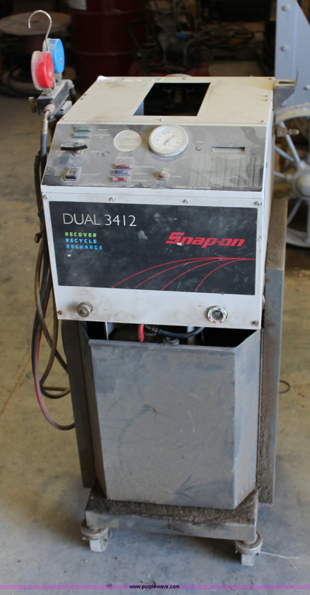 Snap-On dual 3412 recovery unit in Manhattan, KS | Item AJ9649 sold ...