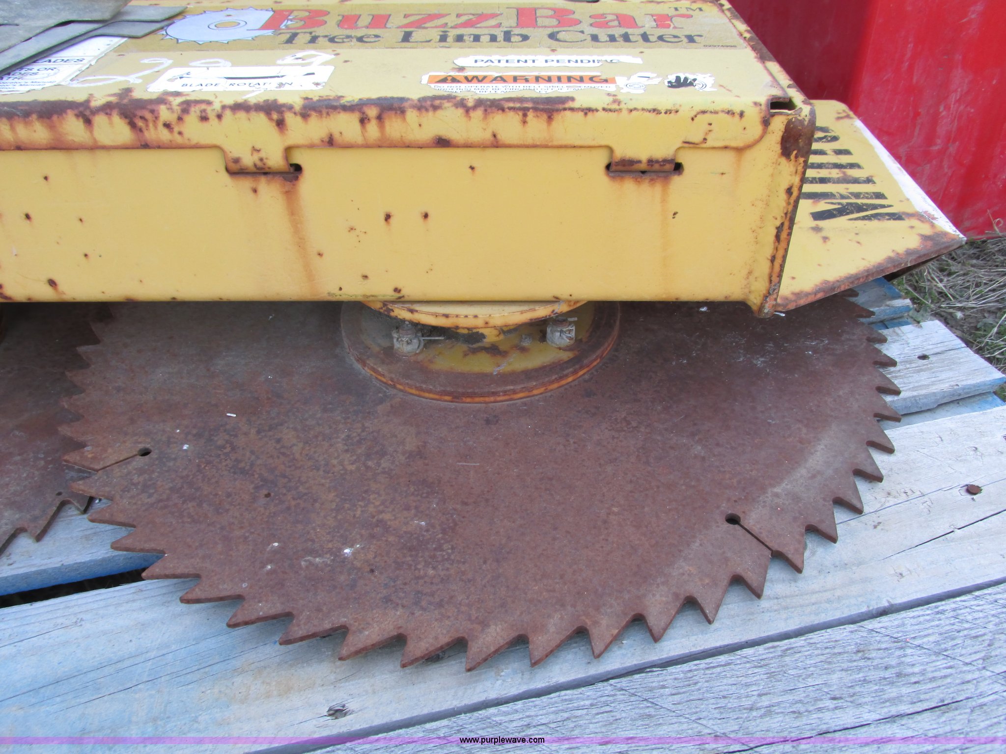 Buzz Bar tree limb cutter for skid steer or mini excavator in Oak Grove ...