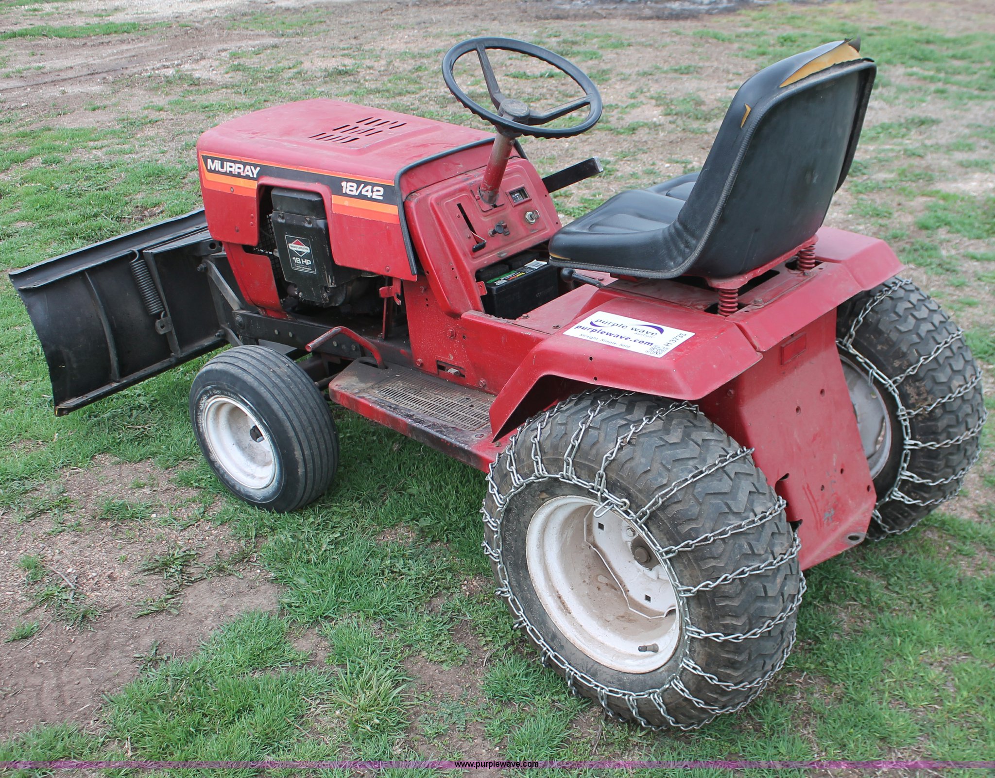 Murray 18/42 lawn mower in Haven, KS | Item H3735 sold | Purple Wave
