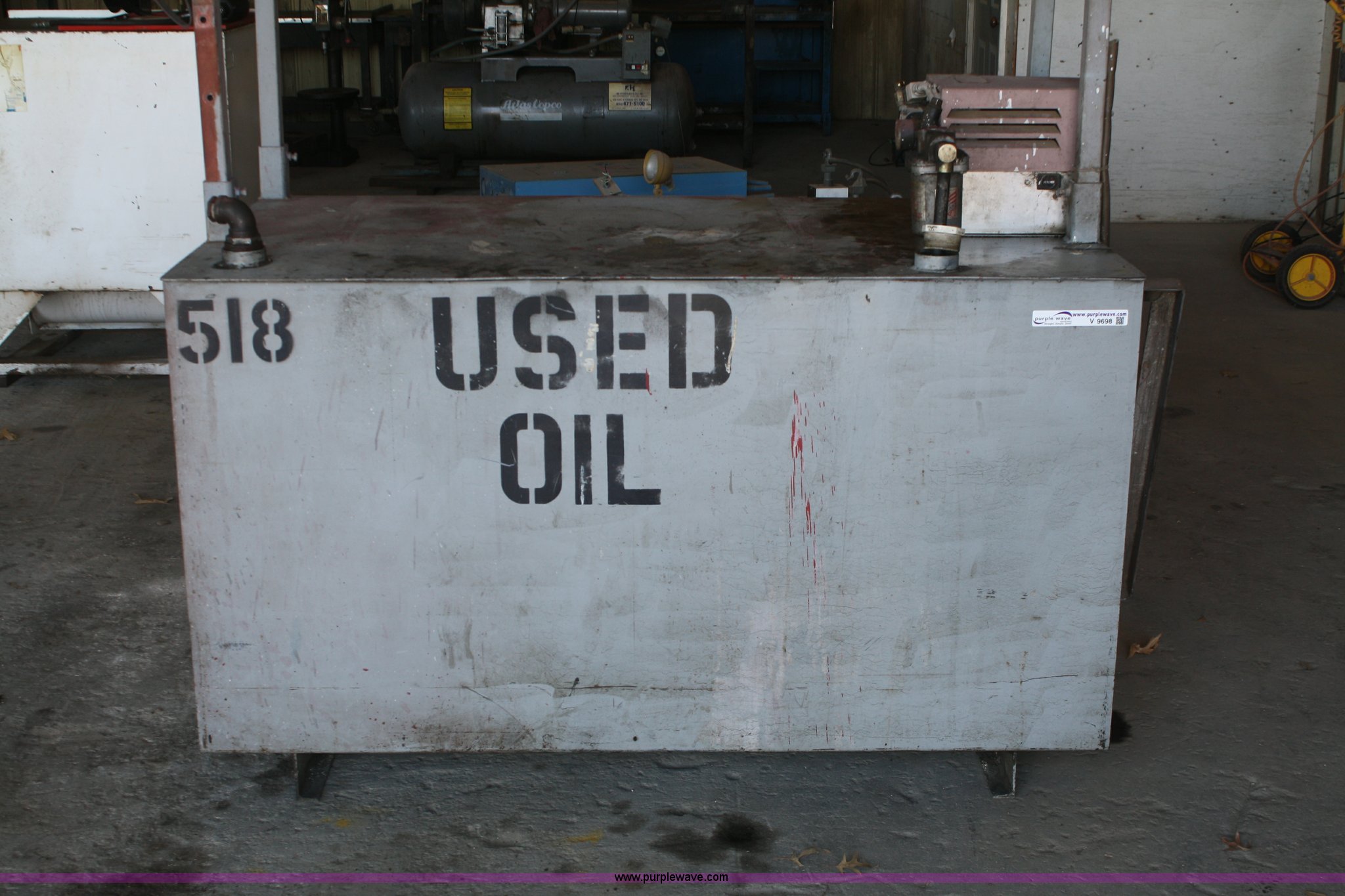 200 gallon used oil tank with stand in Lawrence, KS | Item V9698 sold ...