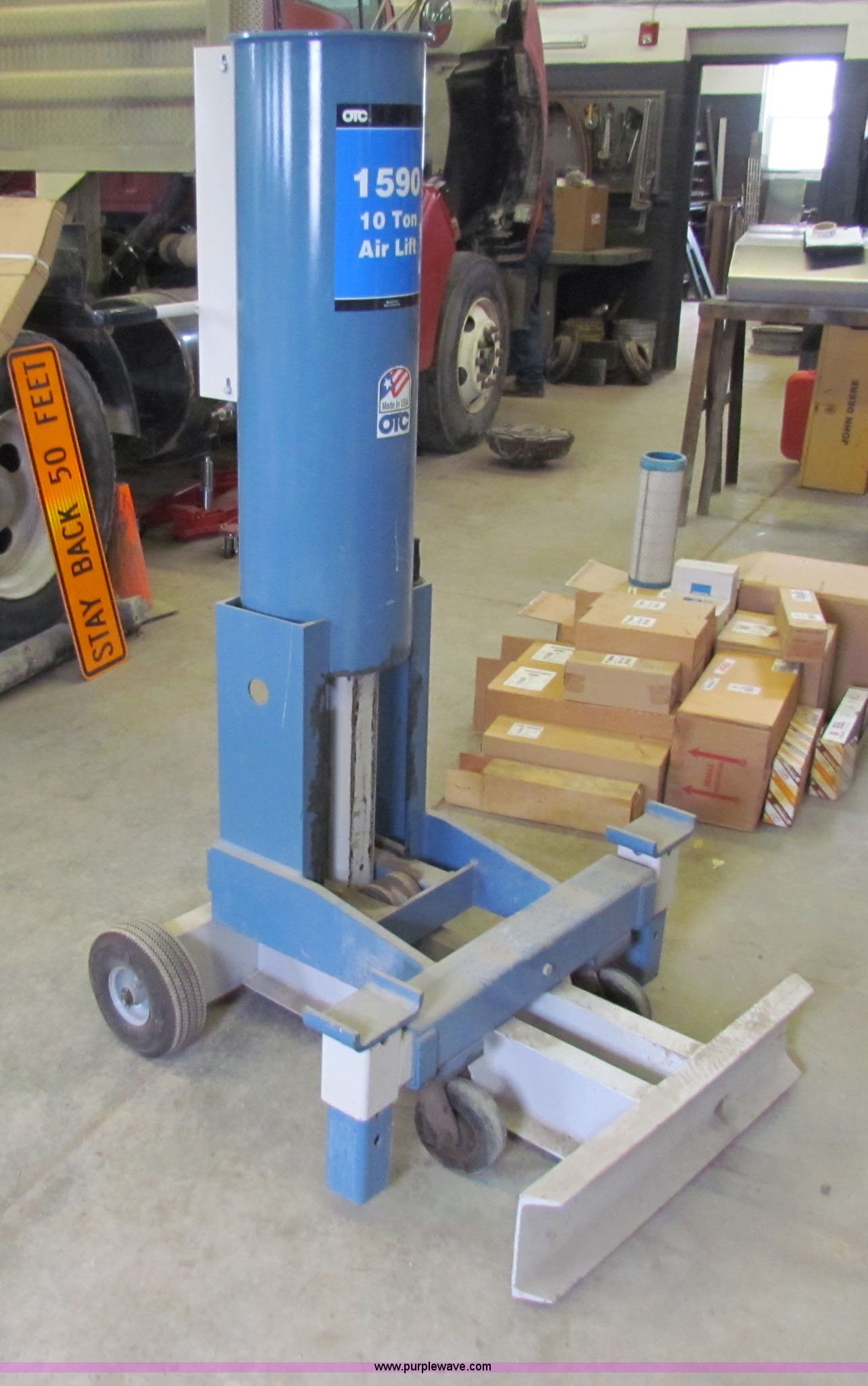 OTC 1590 10-ton Air Lift tillescenter Material Handling Products Jacks