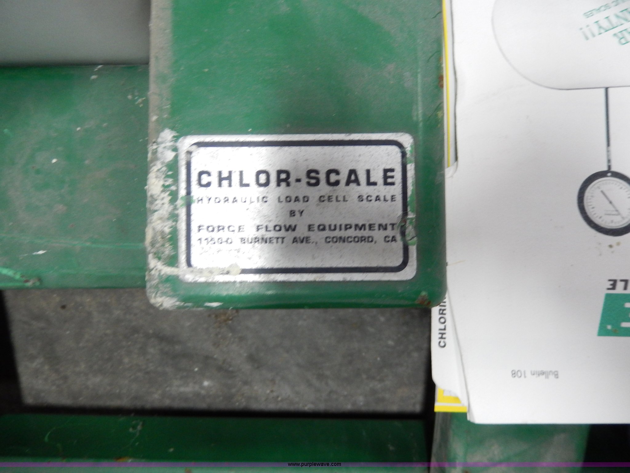 (2) Force Flow Chlor scales in Ottawa, KS | Item W9985 sold | Purple Wave