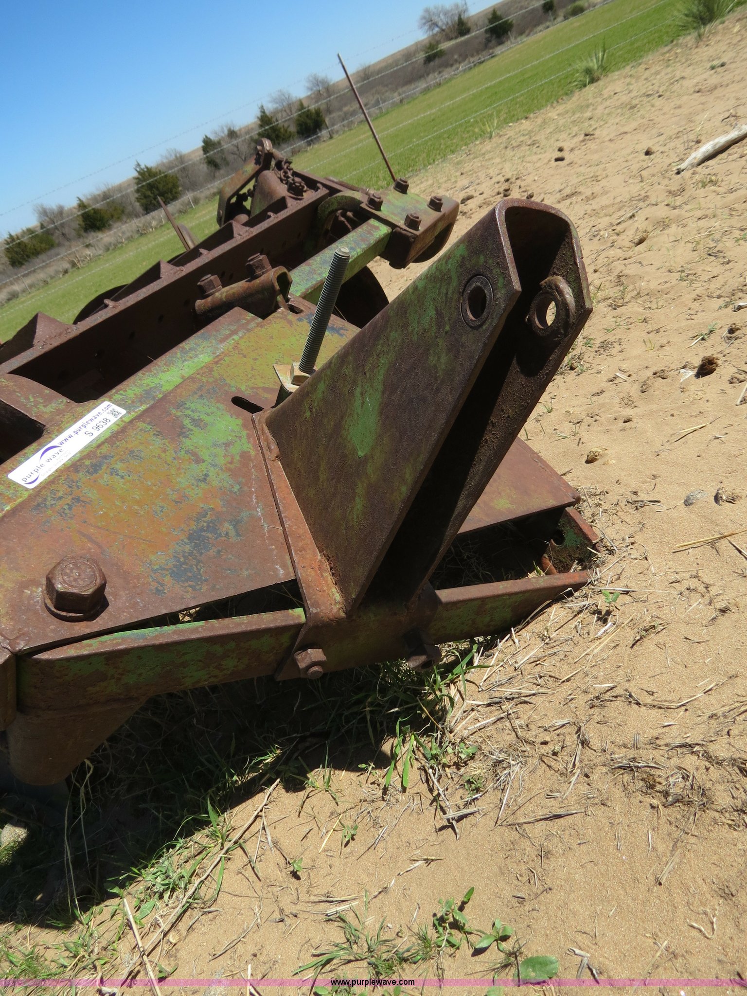 Three point one way plow in Shattuck, OK | Item S9638 sold | Purple Wave