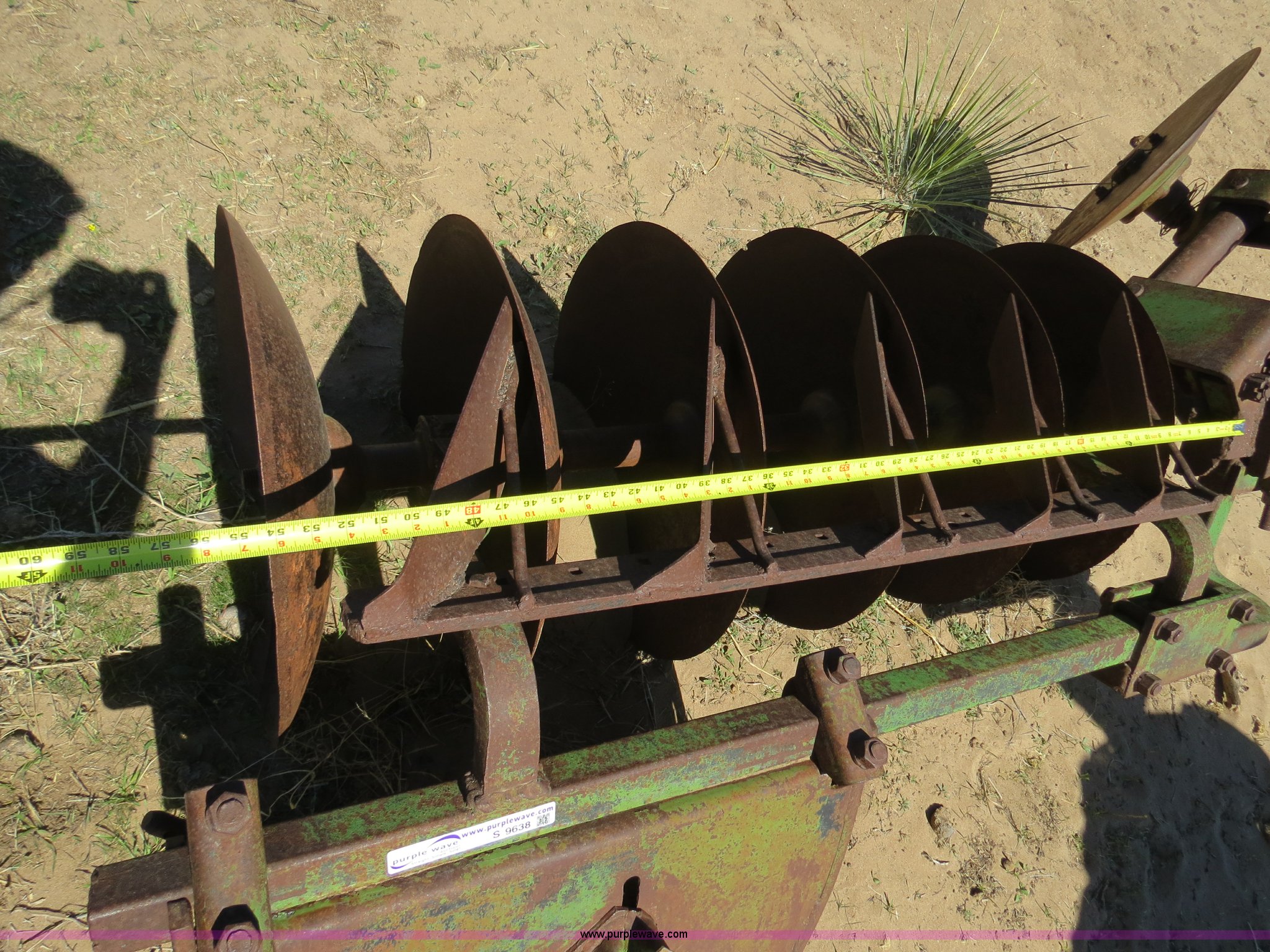 Three point one way plow in Shattuck, OK | Item S9638 sold | Purple Wave