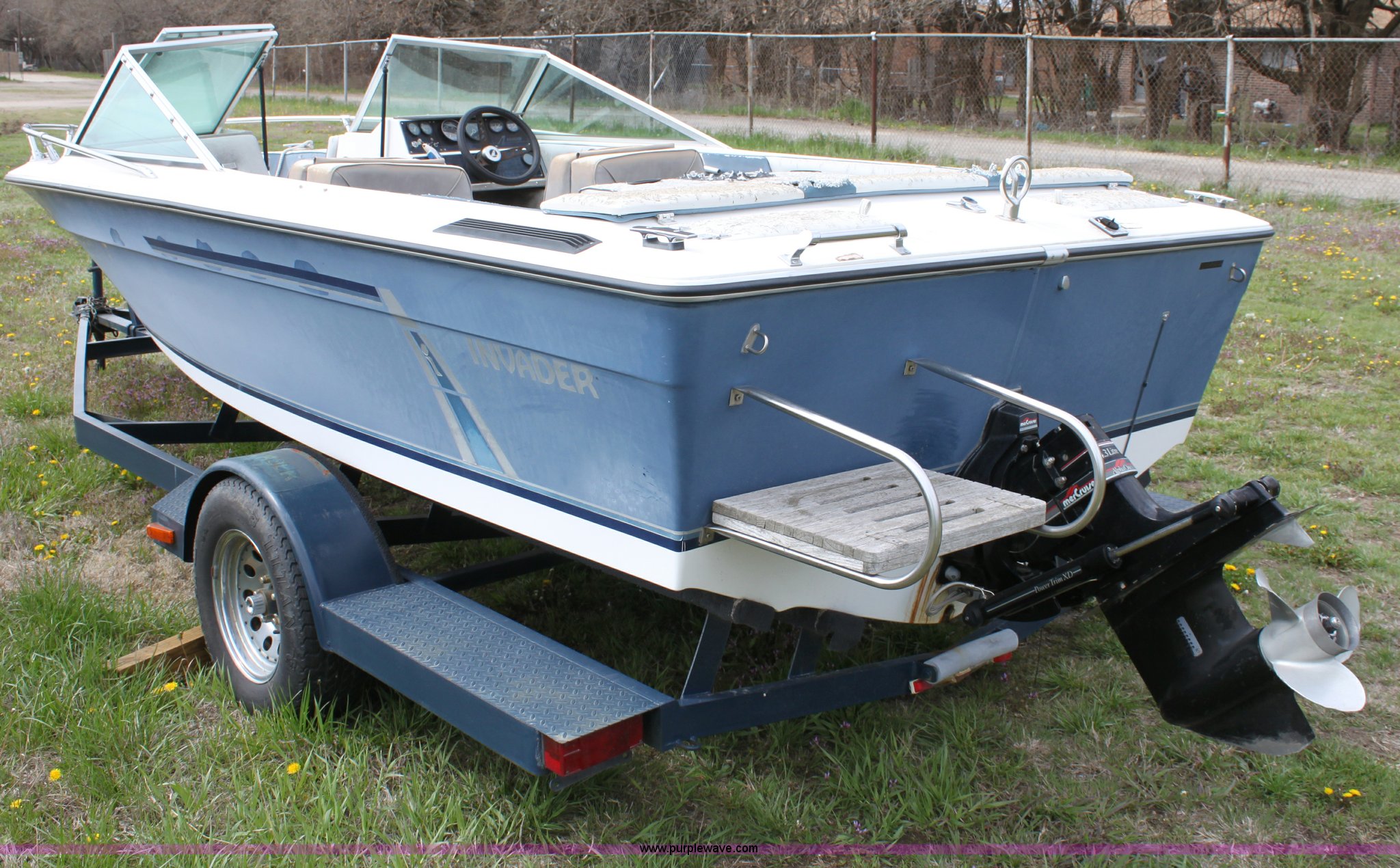 1988 Invader 18' V-bottom boat in Andover, KS | Item C1058 sold ...
