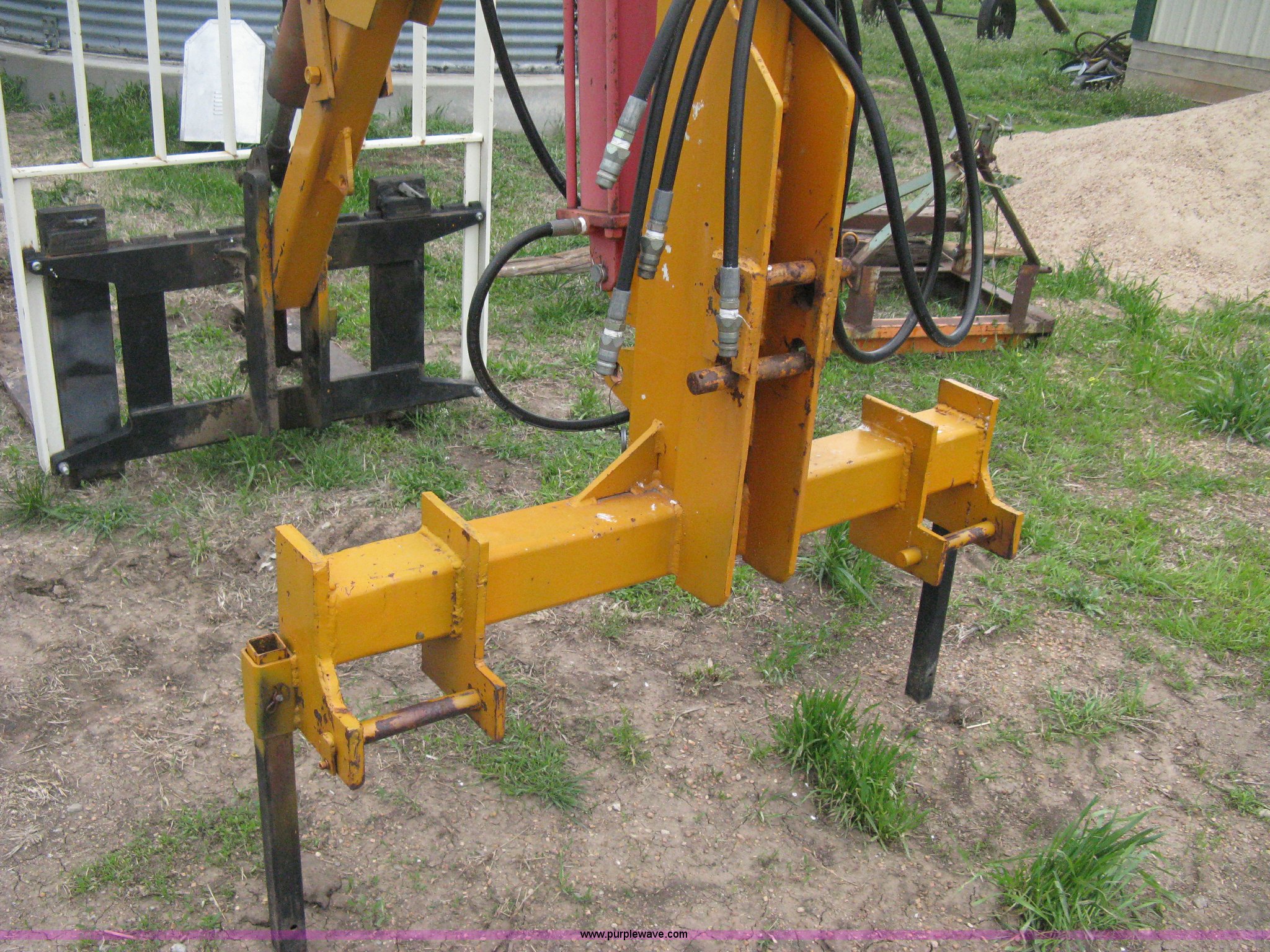 Shop built three point crane in Andale, KS | Item E3442 sold | Purple Wave