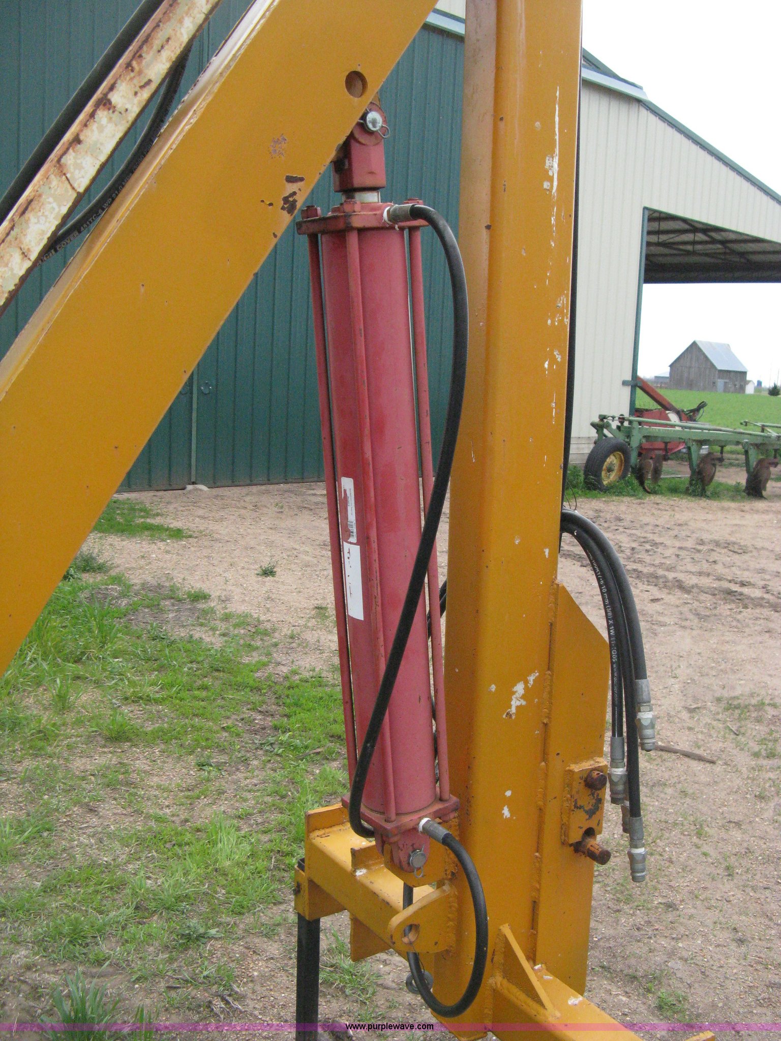 Shop built three point crane in Andale, KS | Item E3442 sold | Purple Wave