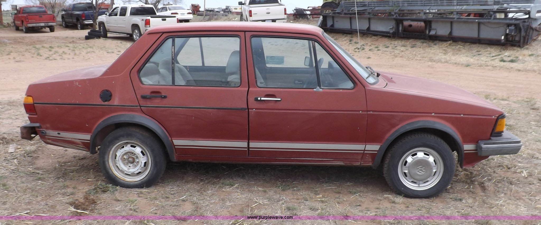 1984 Volkswagen Jetta Deluxe in Balko, OK | Item H7180 sold | Purple Wave