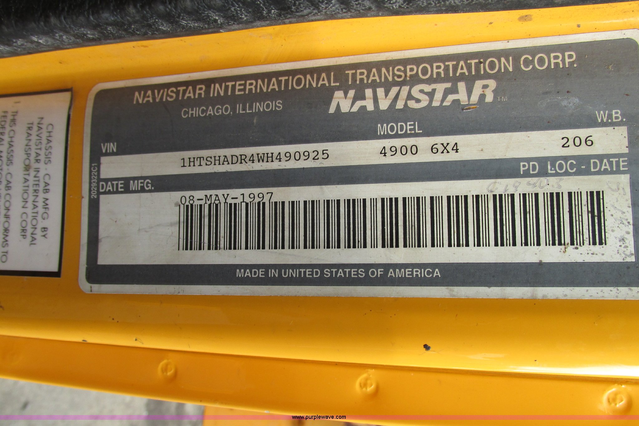 1998 International Navistar 4900 dump truck in Sikeston, MO | Item ...