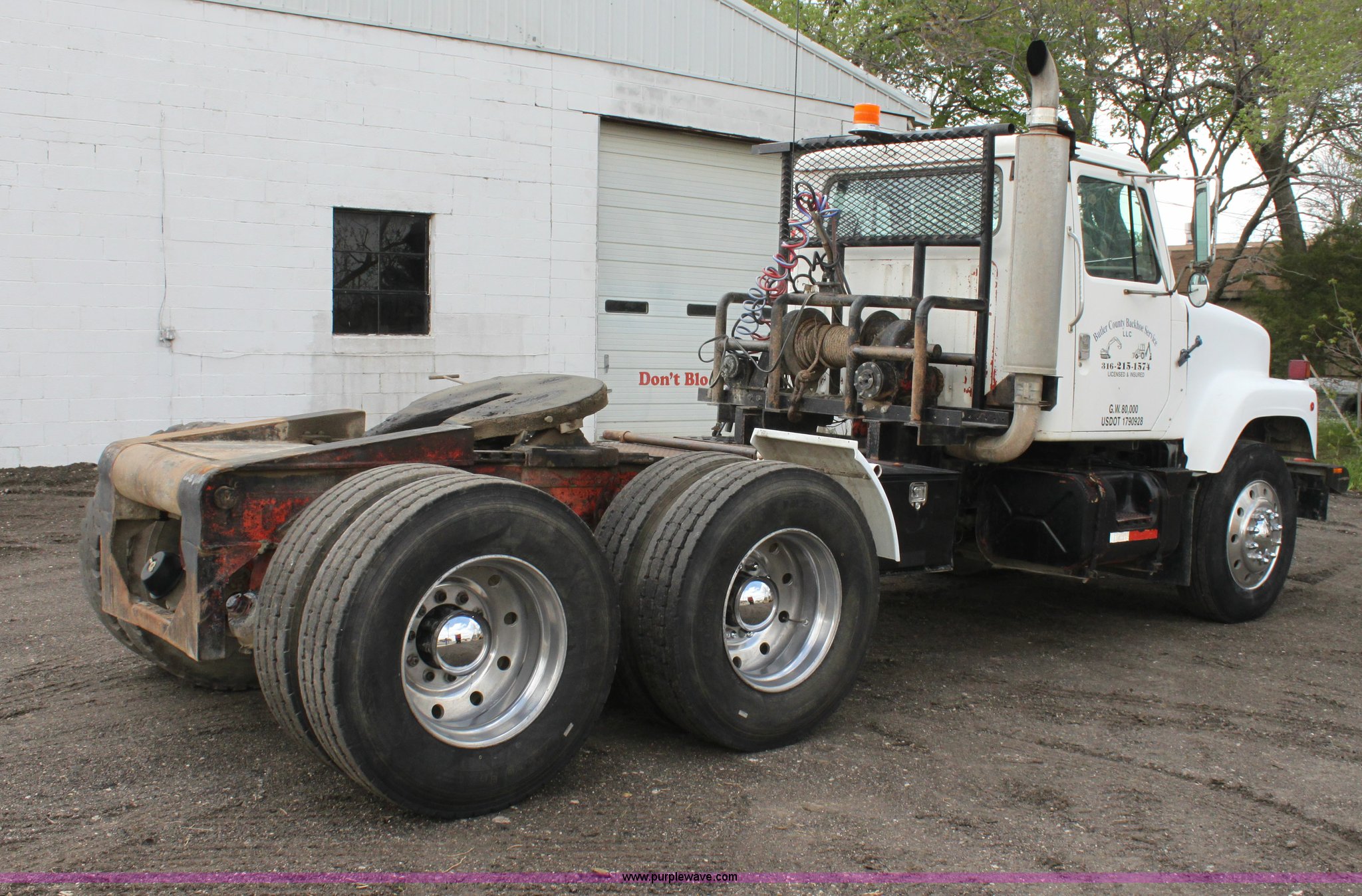 1980 International semi truck in Augusta, KS | Item H7497 sold | Purple ...