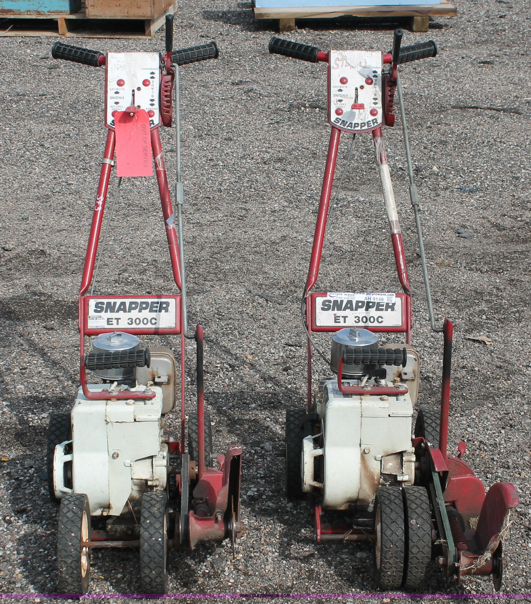 (2) Snapper ET300C gas edgers in Wichita, KS | Item AH9148 sold ...