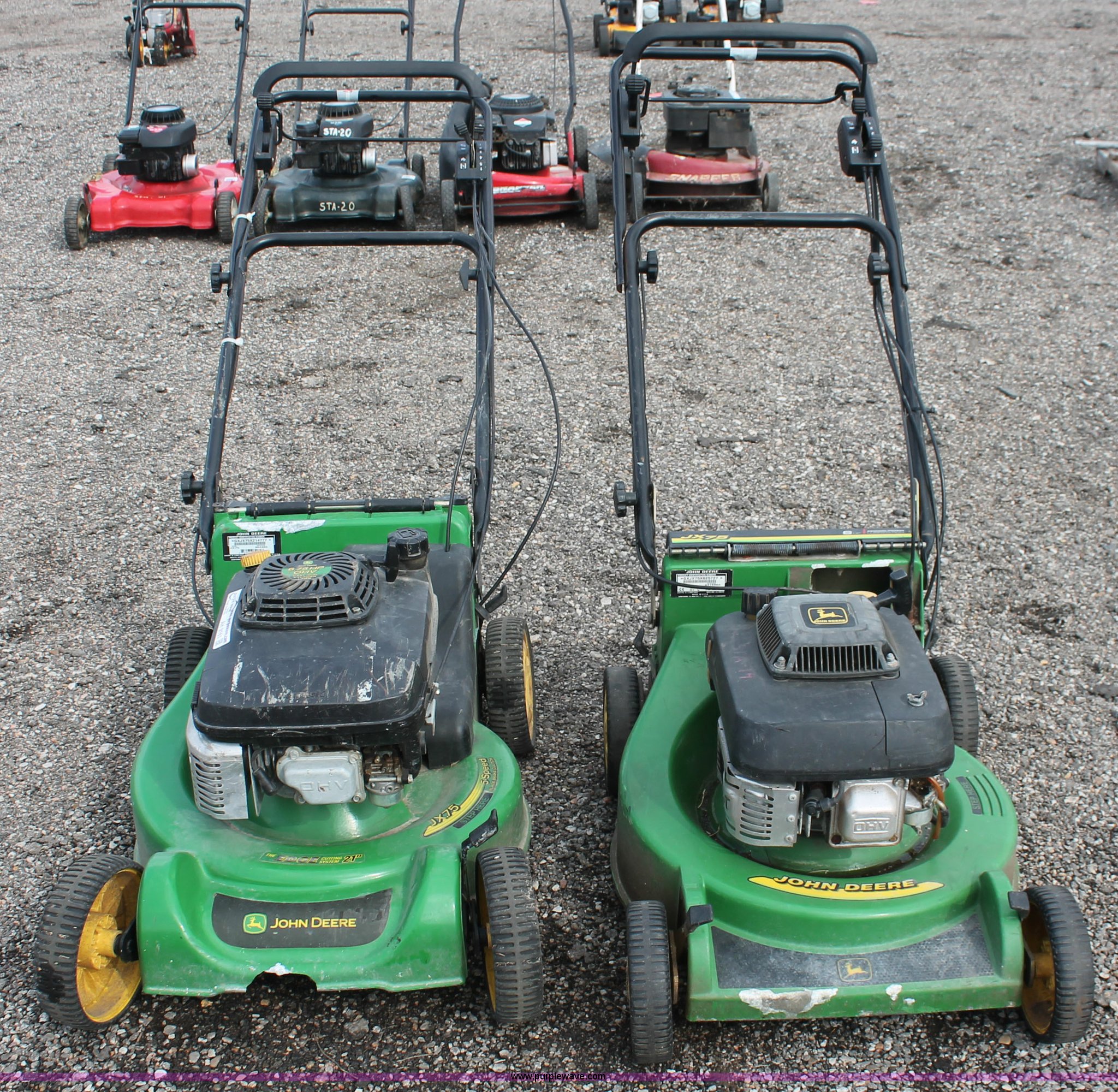 (2) John Deere JX75 mowers in Wichita, KS | Item AH9161 sold | Purple Wave
