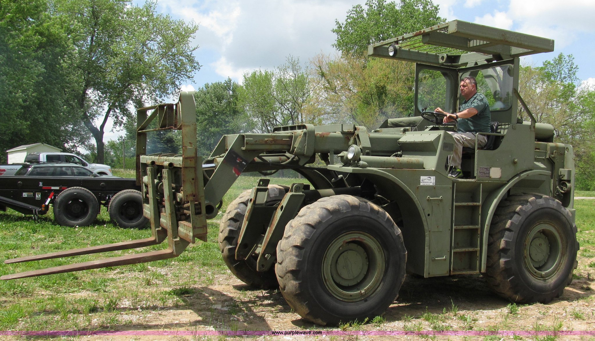 Pettibone Rough Terrain military forklift in Sugar Creek, MO | Item ...