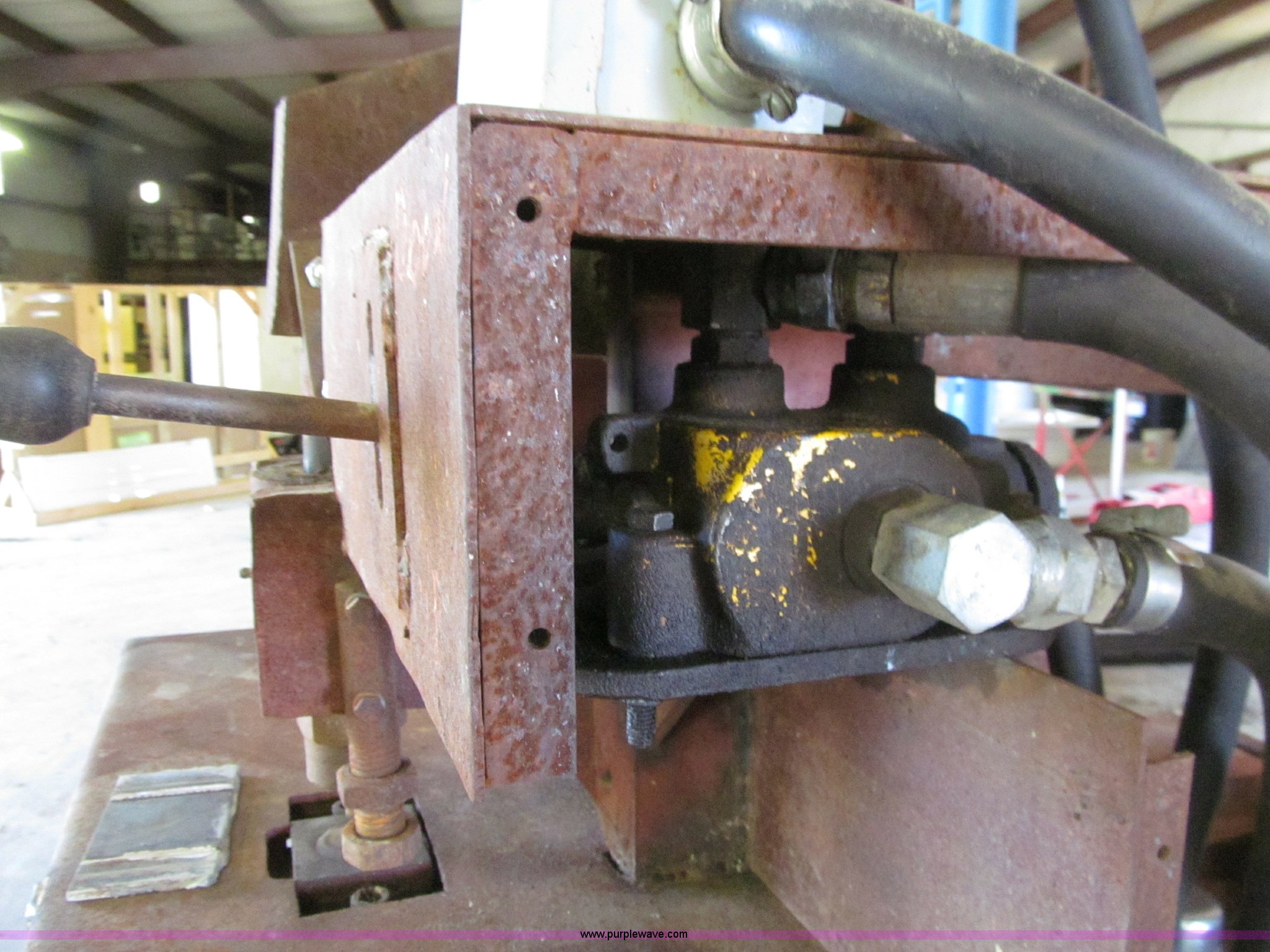 Shop built hydraulic punch press in Adair, IA | Item D7410 sold ...