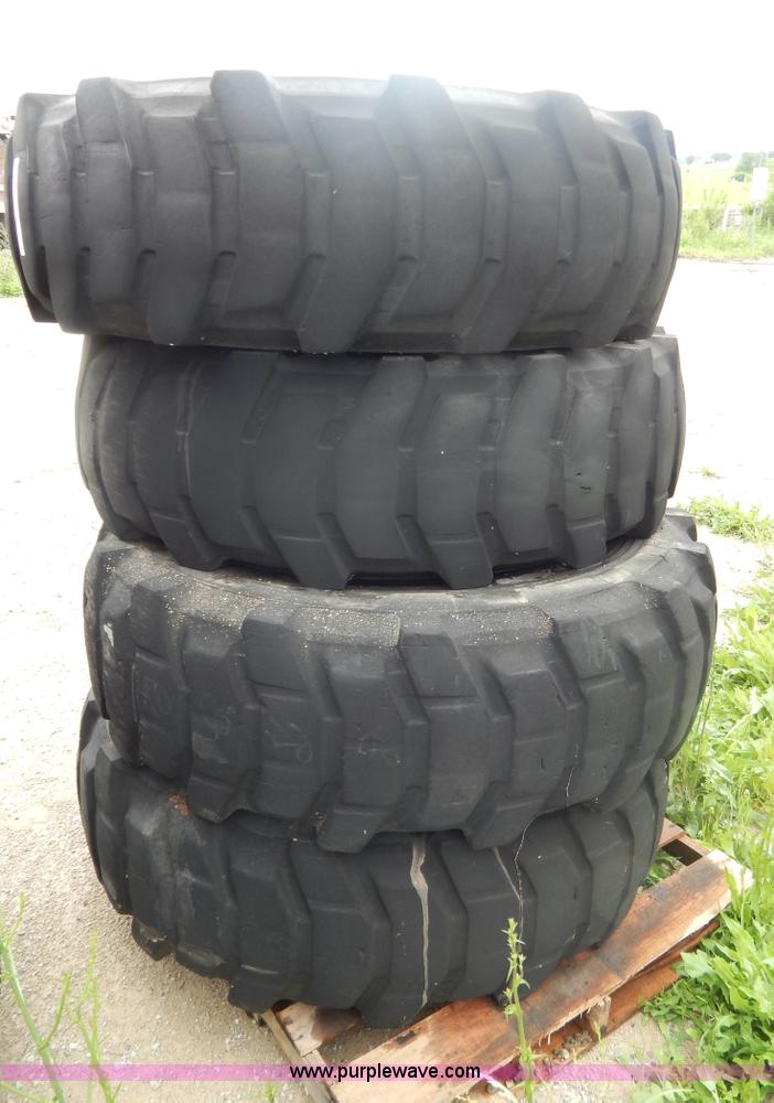 (4) Michelin 16R20 tires in Odessa, MO | Item AE9873 sold | Purple Wave
