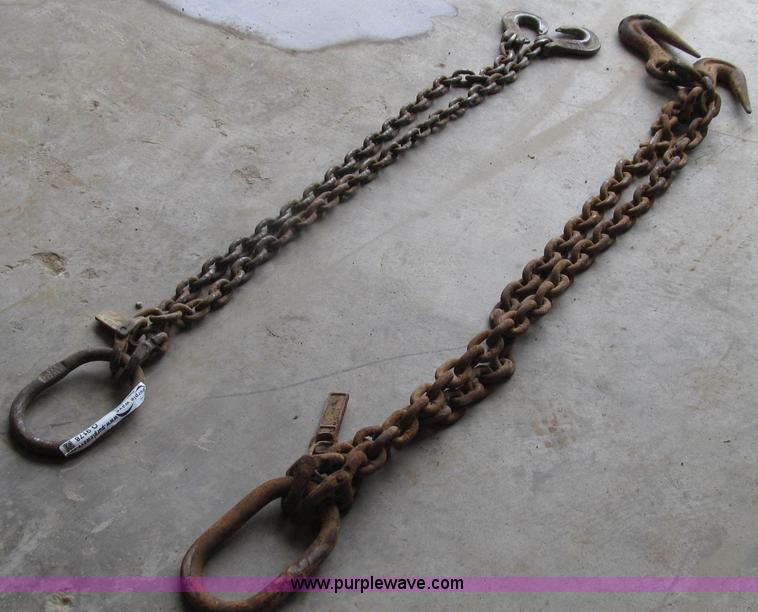 (2) two way lifting chain sets in Fulton, MO | Item O9178 sold | Purple ...