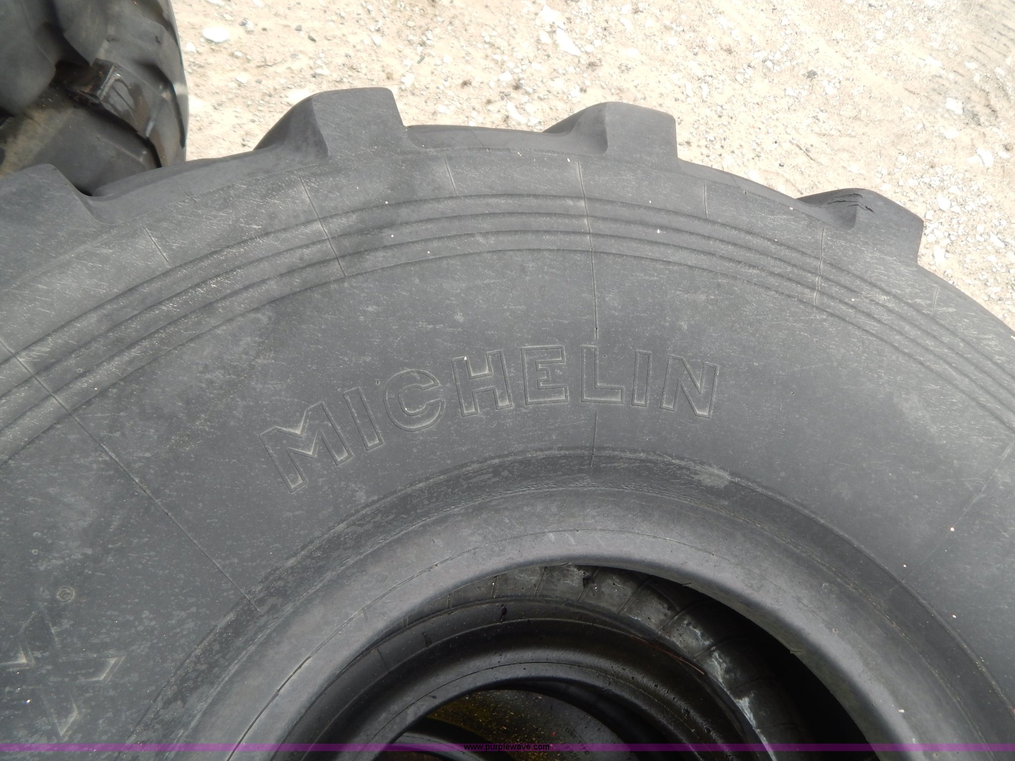 (4) Michelin 16R20 tires in Odessa, MO | Item AE9873 sold | Purple Wave