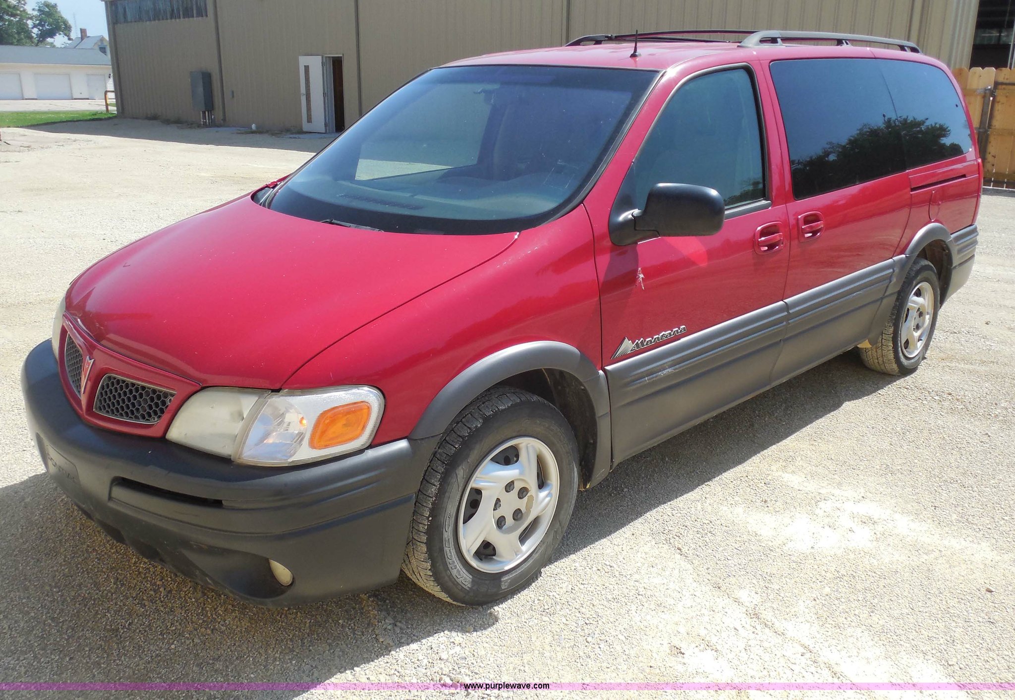 2001 Pontiac Montana minivan in McPherson, KS | Item D8385 sold ...