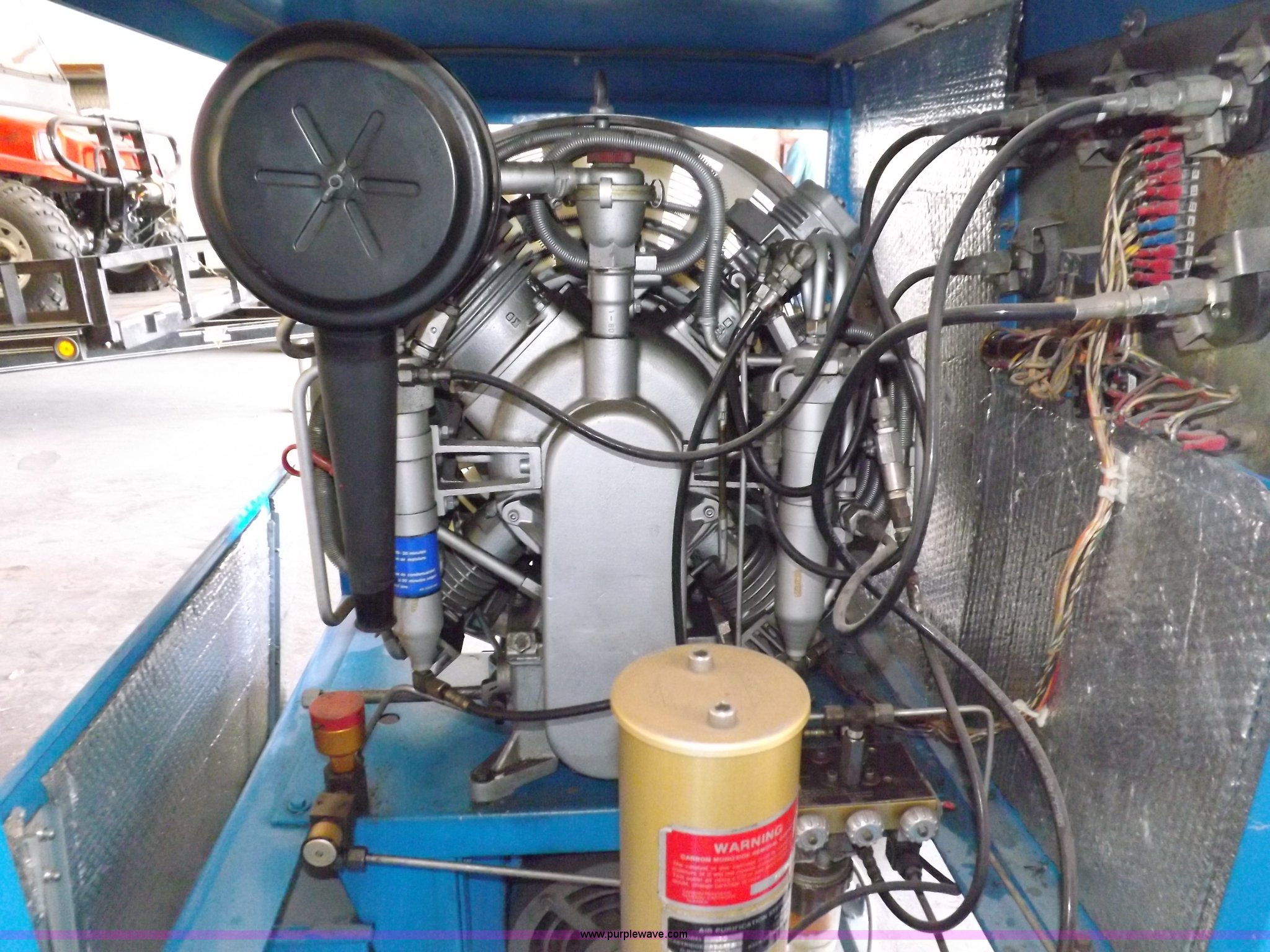 Bauer 5000 CFM breathing four stage air compressor in Elkhart, KS ...