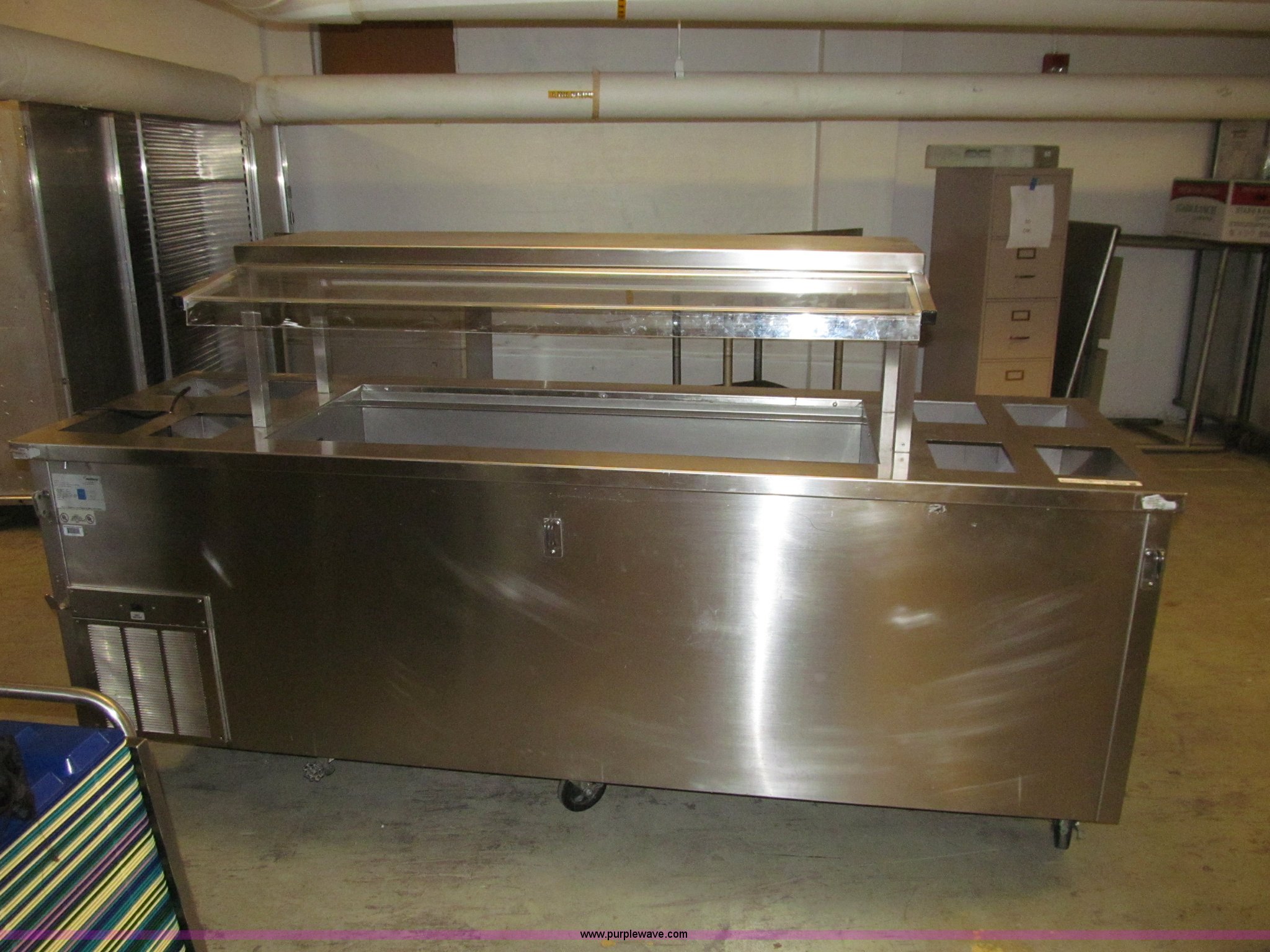 Delfield stainless steel salad bar in Des Moines, IA | Item R9050 sold ...