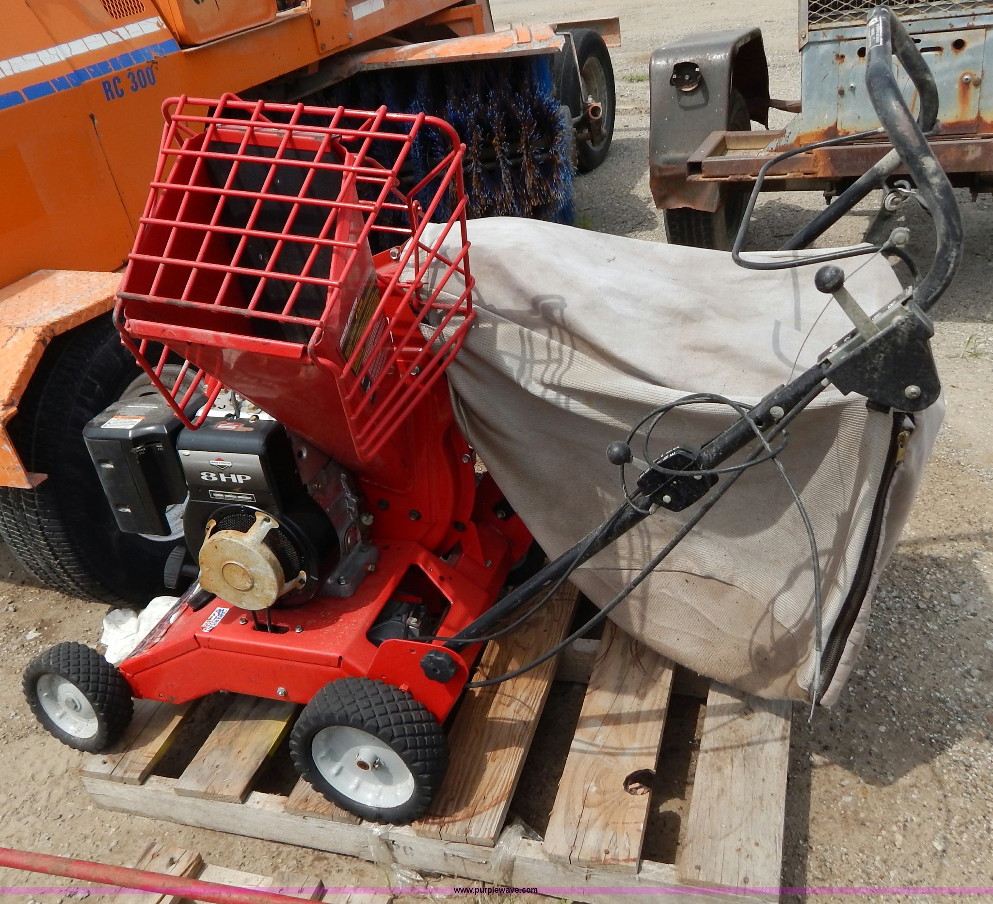 Troy Bilt chipper vacuum in Kansas City, MO | Item AE9813 sold | Purple ...