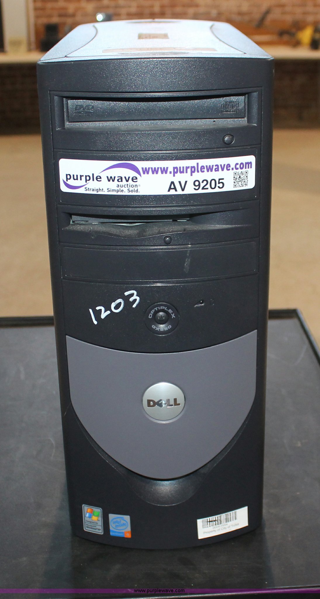 Dell Optiplex GX280 computer in Tulsa, OK | Item AV9205 sold | Purple Wave