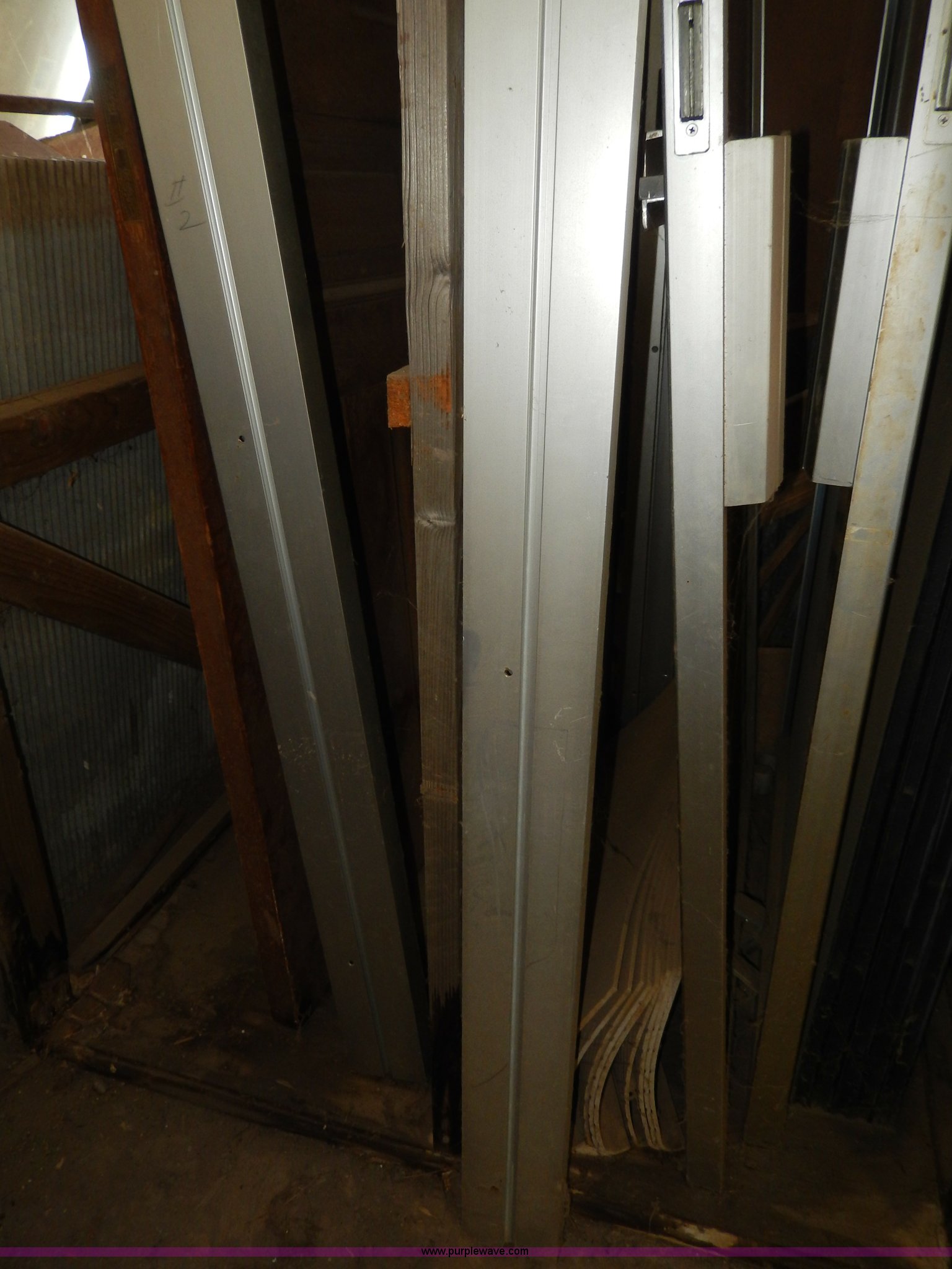 Aluminum doors and frames in Pierre, SD | Item AA9463 sold | Purple Wave