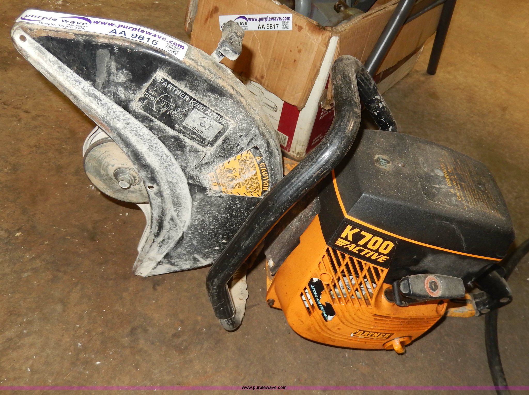 Partner Active K700 concrete saw in Pierre, SD | Item AA9816 sold ...