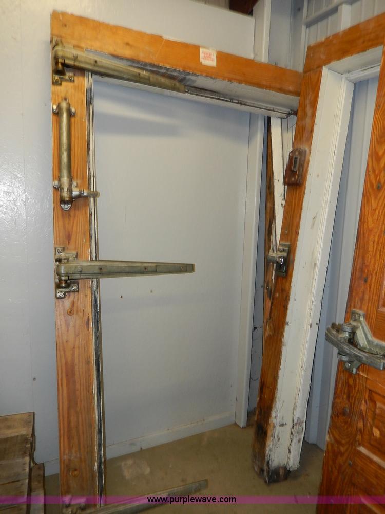 (2) Jamison wood walk-in freezer doors and jams in Lawrence, KS | Item ...
