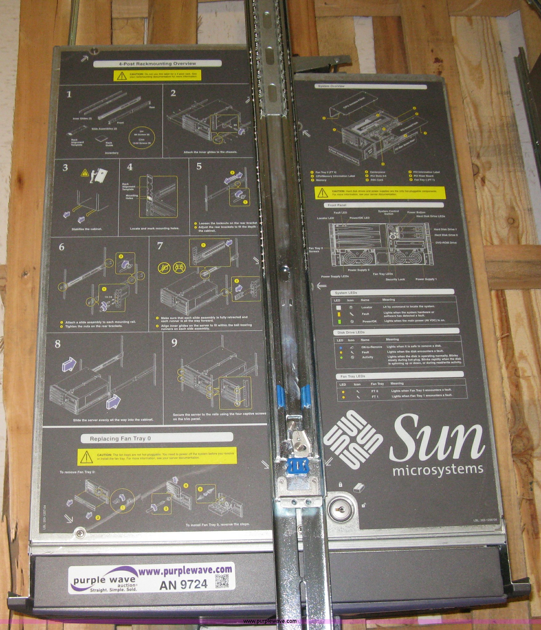 Sun Sunfire V480 rack mount server in Wichita, KS | Item AN9724 sold ...