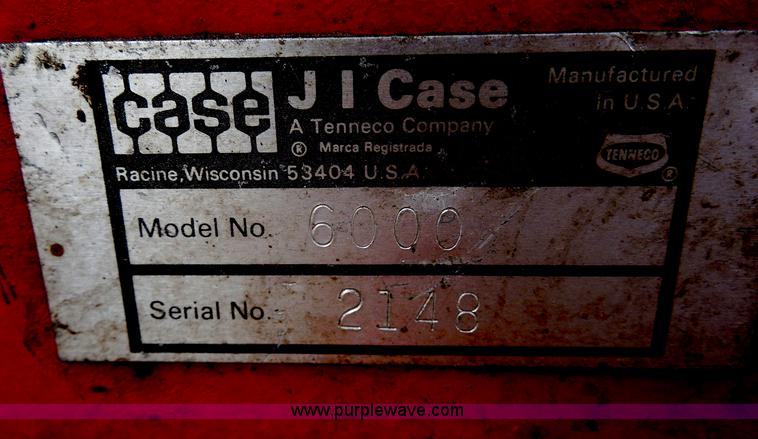 Case 6000 plow in Kinsley, KS | Item H9878 sold | Purple Wave