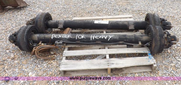 (2) Dexter 10,000 lbs axles in Copeland, KS | Item I7702 sold | Purple Wave